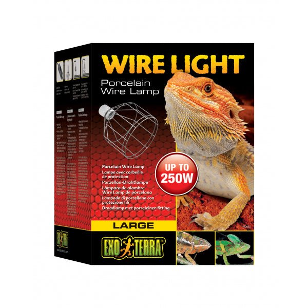 Porcelain Wire Clamp Lamp Large – Jurassic Jungle