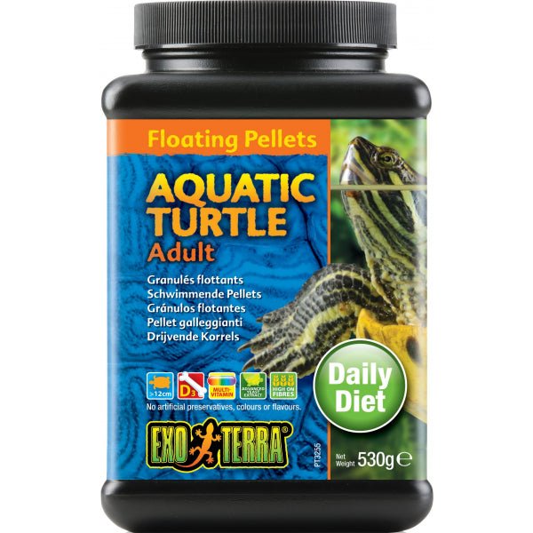 Turtle Food Adult Floating Pellets 530gm – Jurassic Jungle